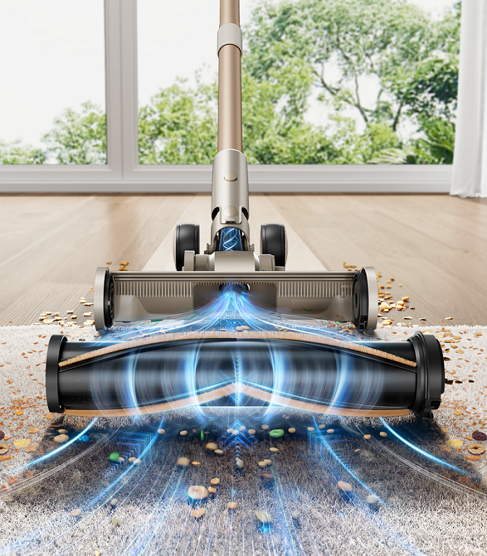 Comparing Vacuum Cleaner Brush Head Types: S-Shape vs. V-Shape – Honiture